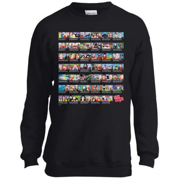 Chad Wild Clay Merch Thumbnails Spy Ninjas Youth Short Sleeve Black T ...