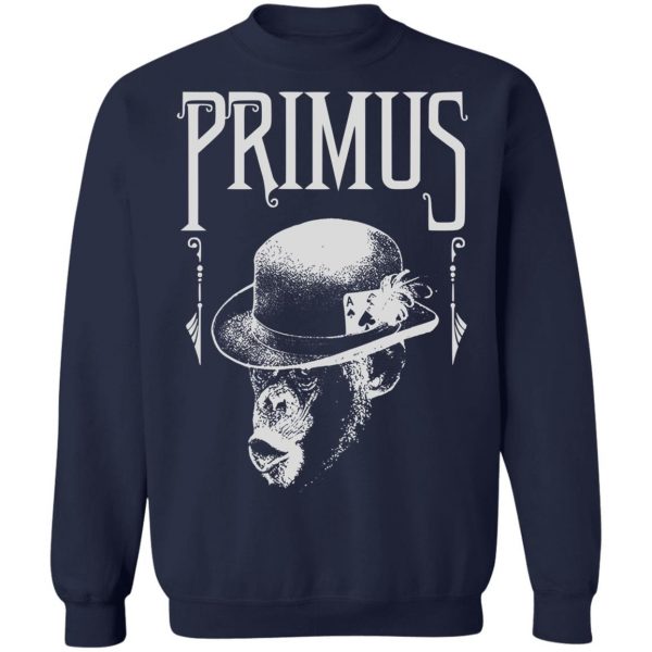 Primus Merch Monkey Charcoal T-shirt - Merchip8